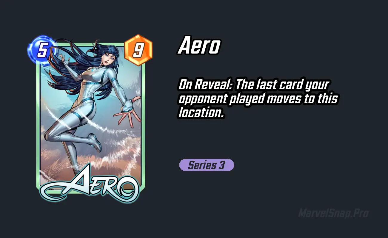 Aero Marvel Snap Card | MarvelSnap.pro