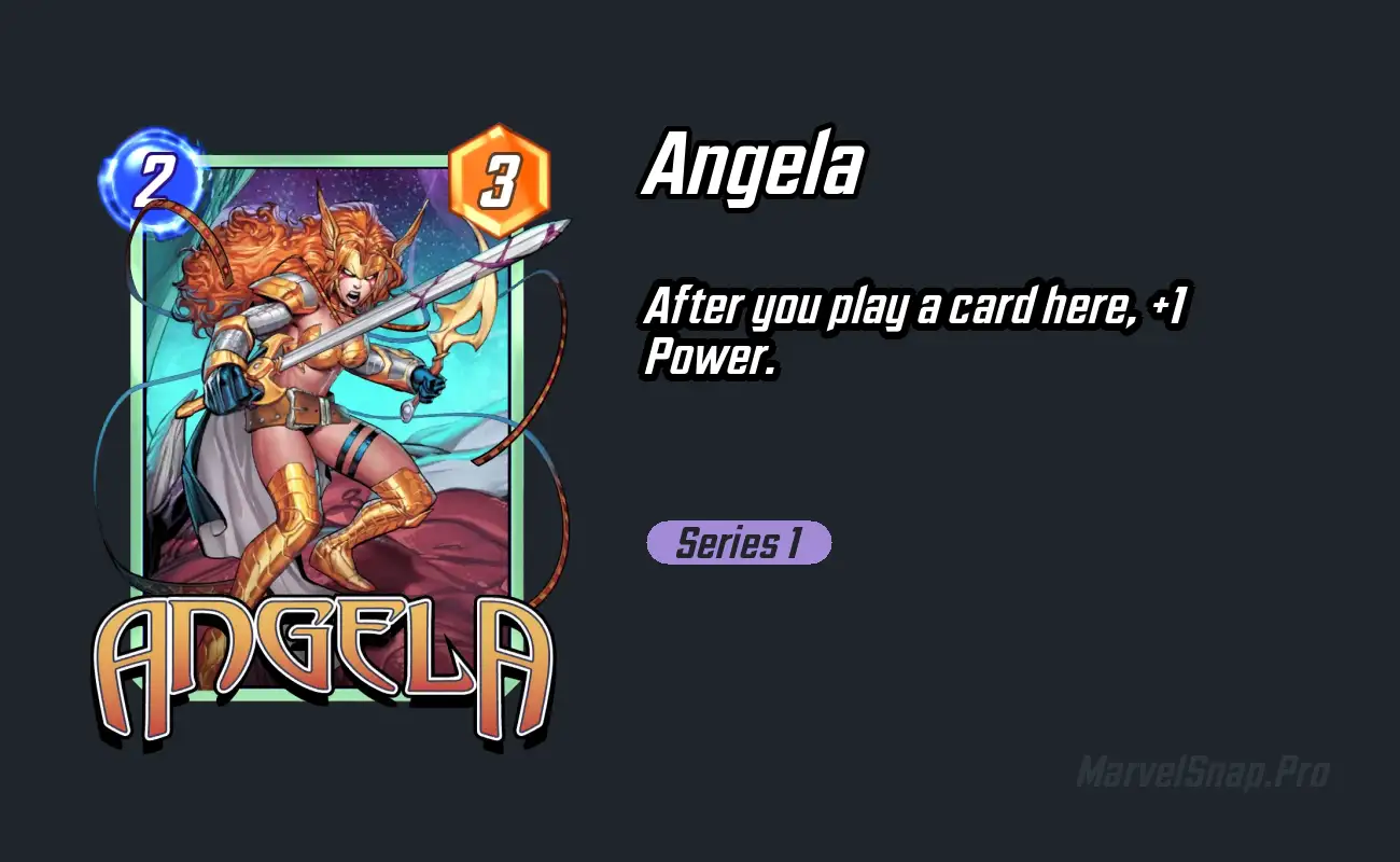 Angela Marvel Snap Card | MarvelSnap.pro