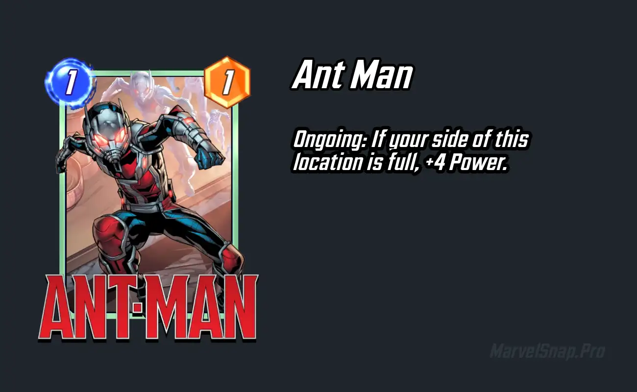 Ant Man Marvel Snap Card | MarvelSnap.pro