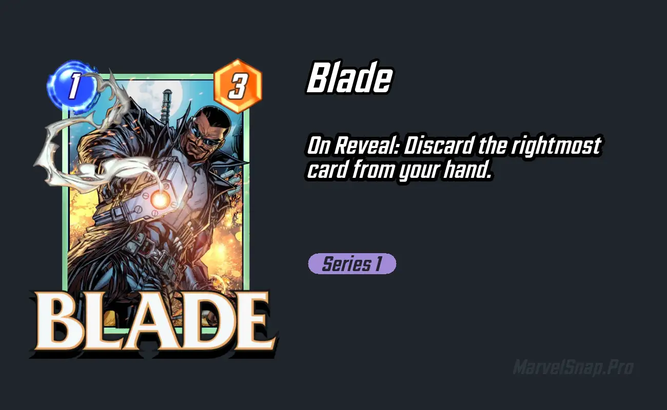 Blade Marvel Snap Card | MarvelSnap.pro