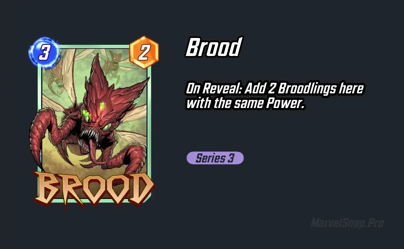 Brood Marvel Snap Card | MarvelSnap.pro