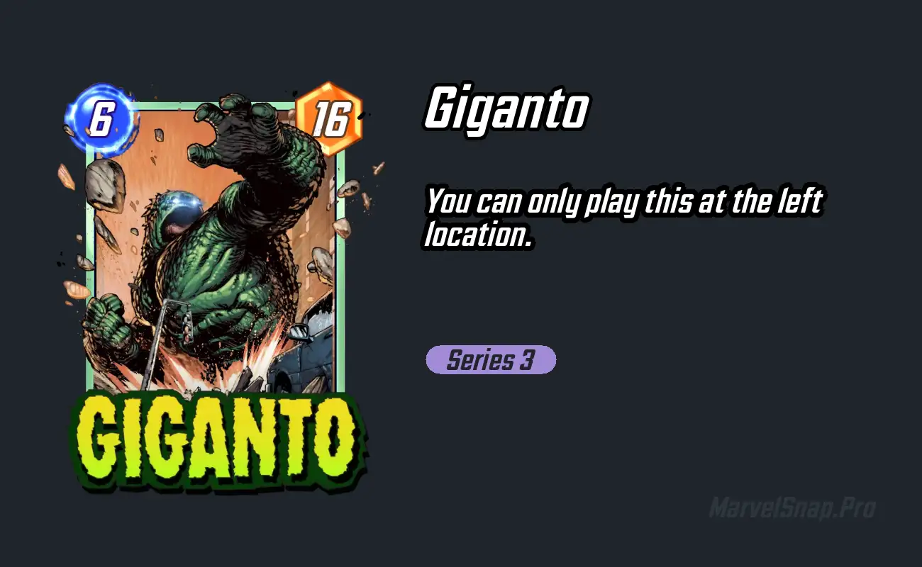 Giganto Marvel Snap Card | MarvelSnap.pro