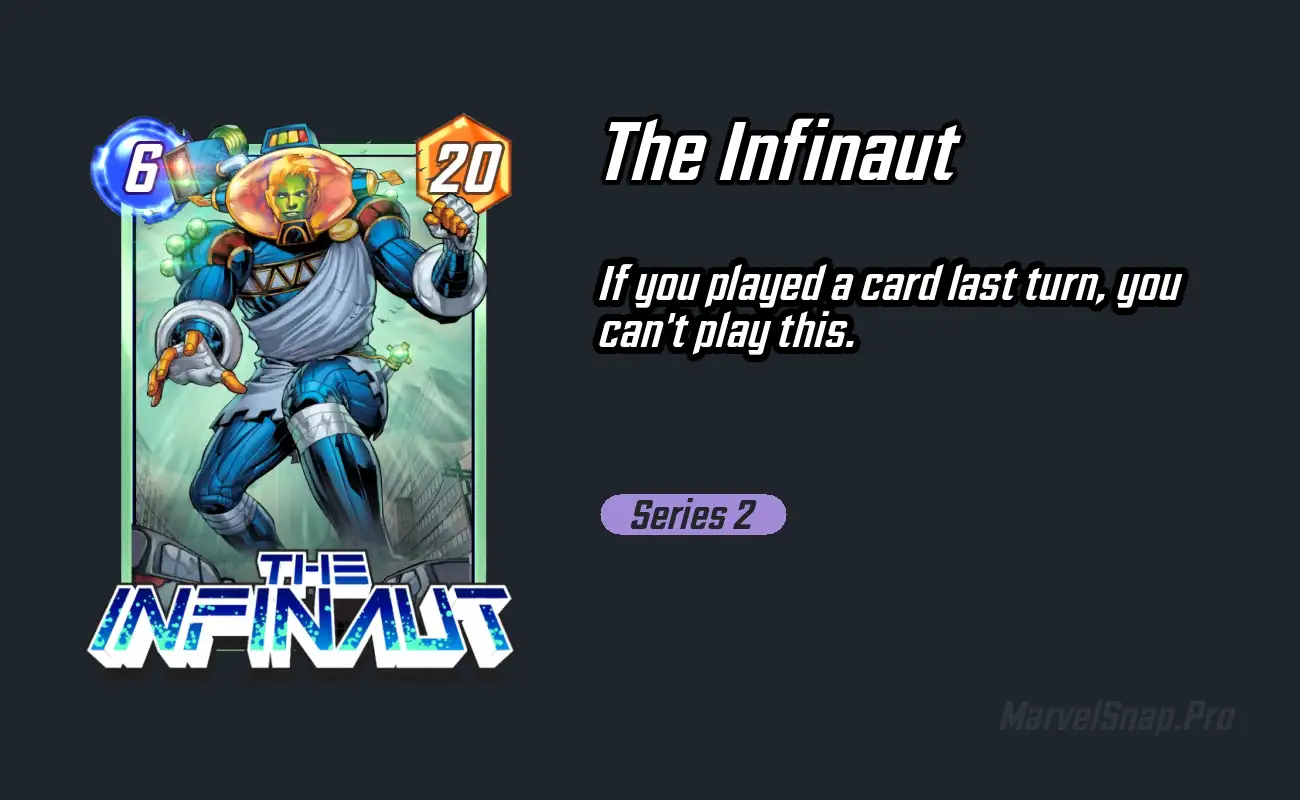 The Infinaut Marvel Snap Card | MarvelSnap.pro