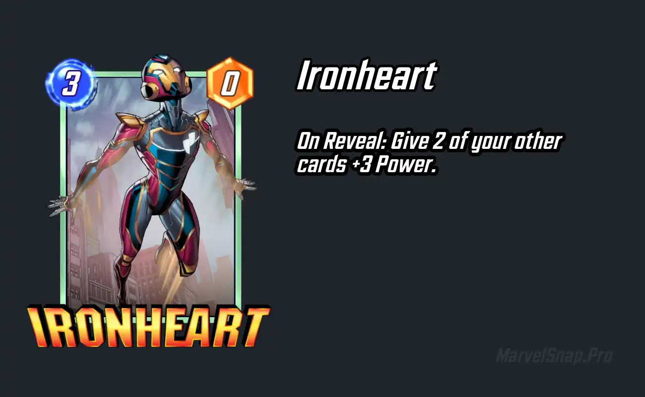 Ironheart Marvel Snap Card | MarvelSnap.pro