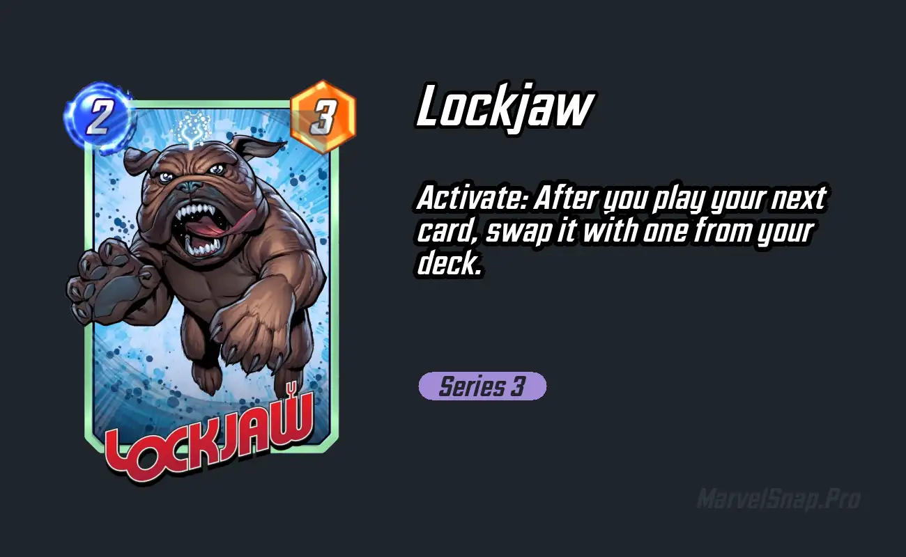 Lockjaw Marvel Snap Card | MarvelSnap.pro