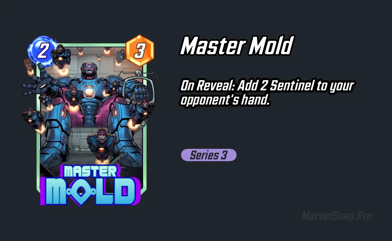 Master Mold Marvel Snap Card | MarvelSnap.pro