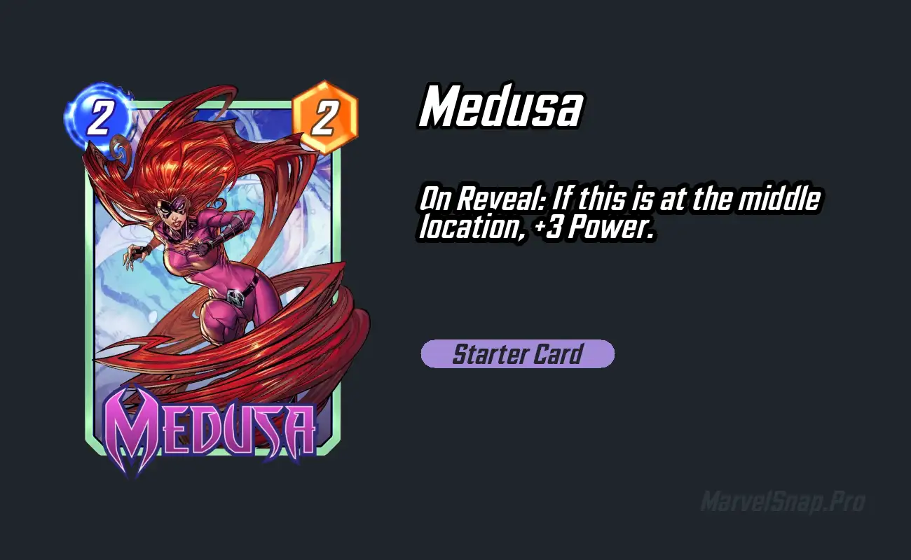 Medusa Marvel Snap Card | MarvelSnap.pro