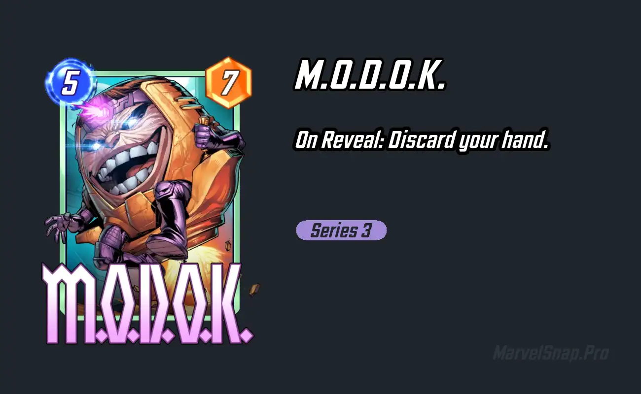 MODOK Marvel Snap Card | MarvelSnap.pro