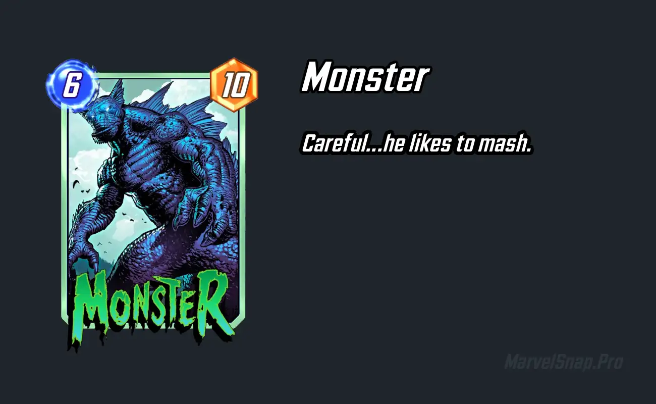 Monster Marvel Snap Card | MarvelSnap.pro
