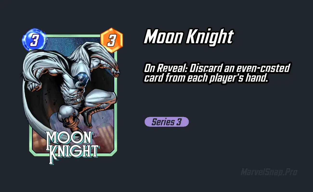 Moon Knight Marvel Snap Card | MarvelSnap.pro