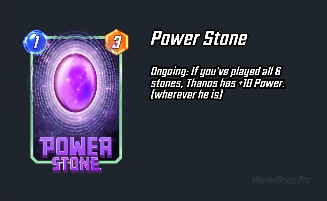 Power Stone Marvel Snap Card | MarvelSnap.pro
