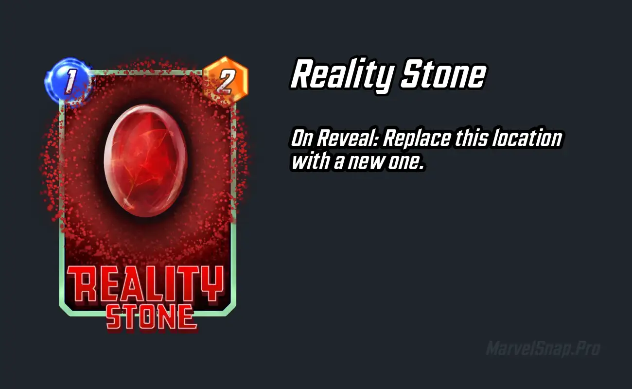 Reality Stone Marvel Snap Card | MarvelSnap.pro