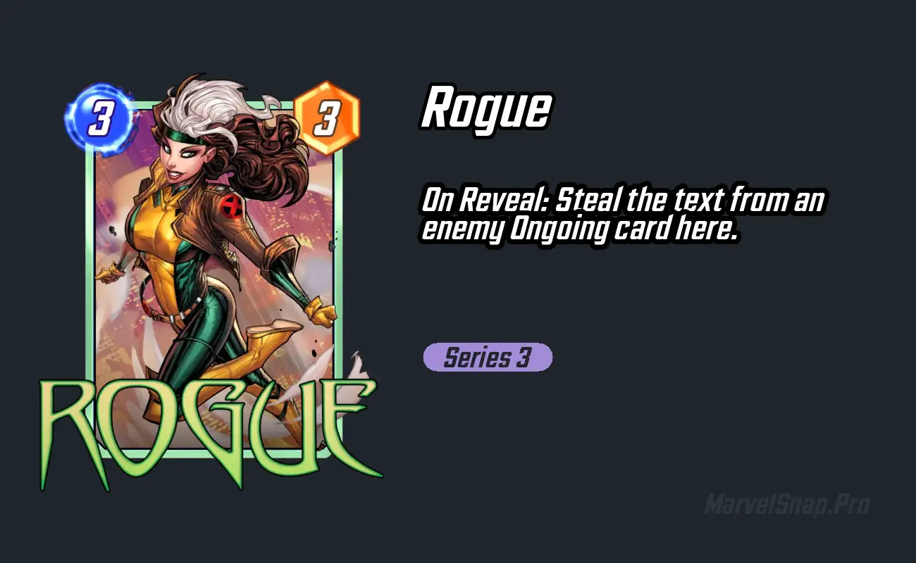 Rogue Marvel Snap Card | MarvelSnap.pro