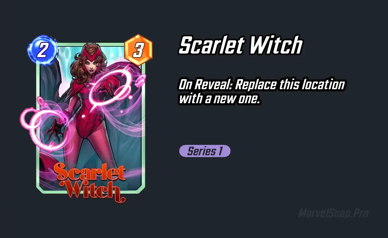 Scarlet Witch Marvel Snap Card | MarvelSnap.pro