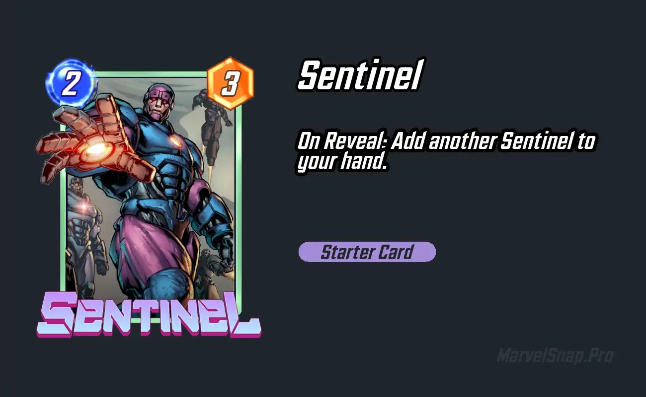 Sentinel Marvel Snap Card | MarvelSnap.pro