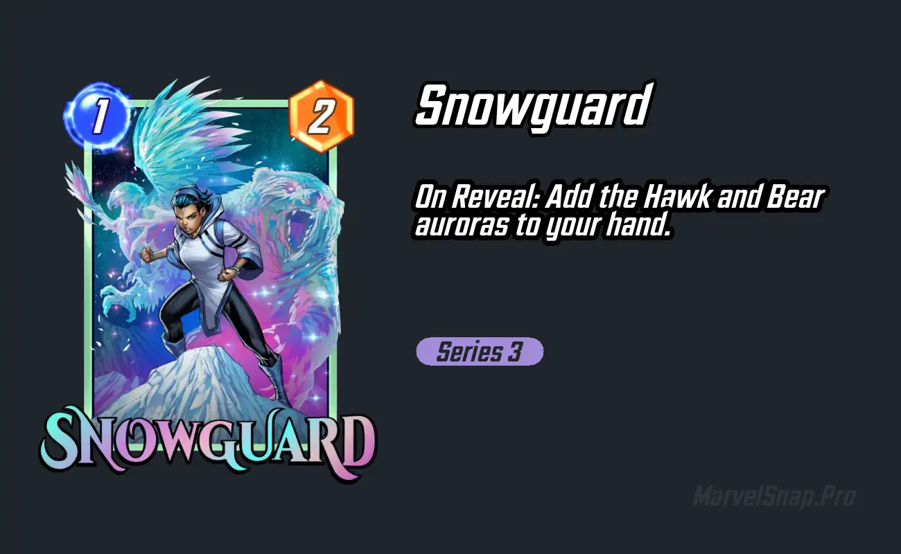 Snowguard Marvel Snap Card | MarvelSnap.pro