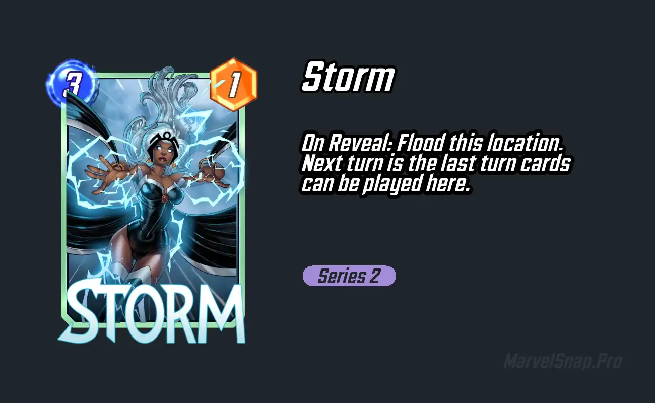 Storm Marvel Snap Card | MarvelSnap.pro