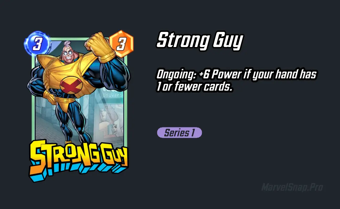 Strong Guy Marvel Snap Card | MarvelSnap.pro