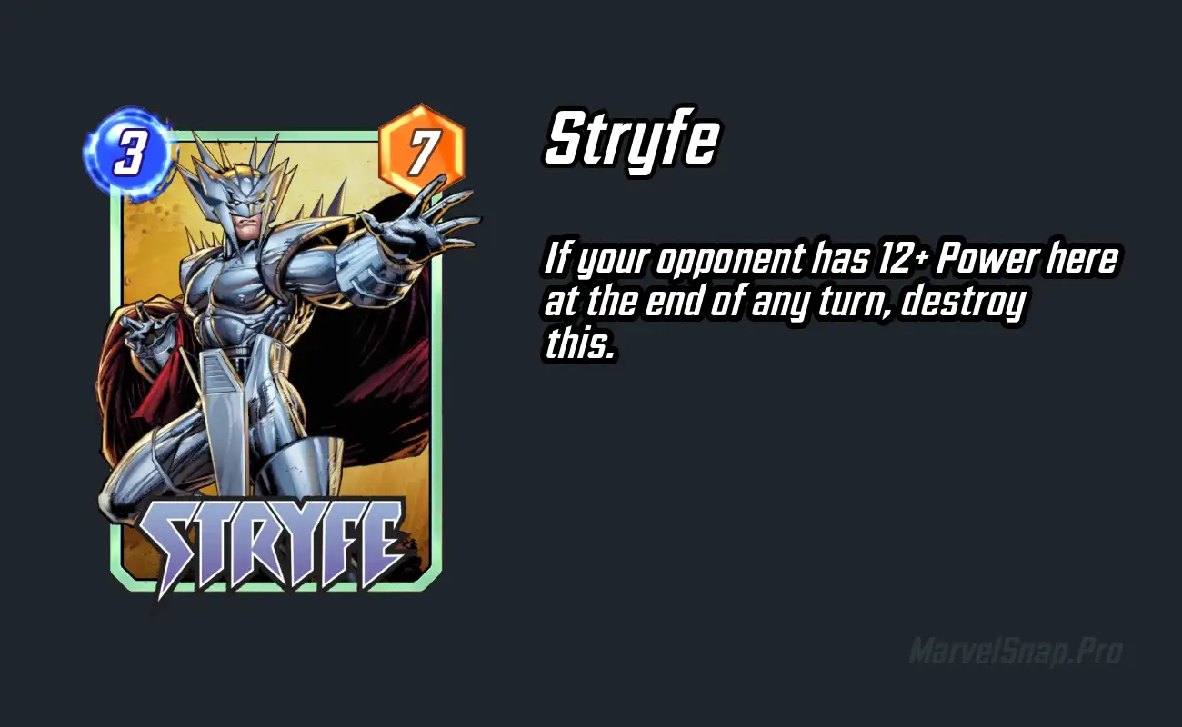 Stryfe Marvel Snap Card | MarvelSnap.pro