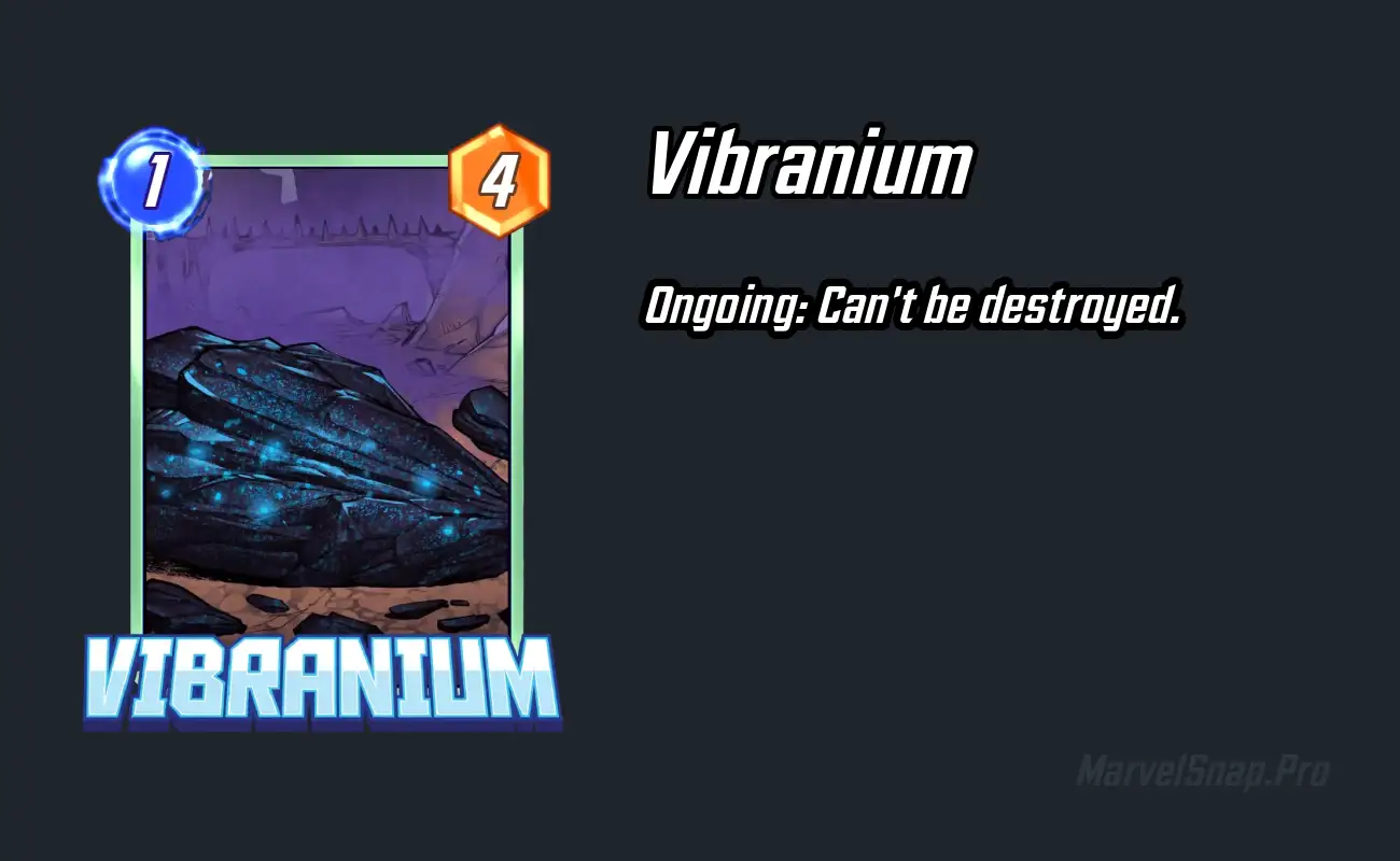 Vibranium Marvel Snap Card | MarvelSnap.pro