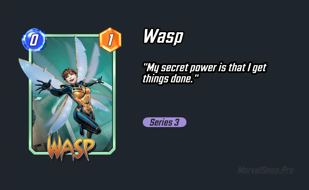 Wasp Marvel Snap Card | MarvelSnap.pro
