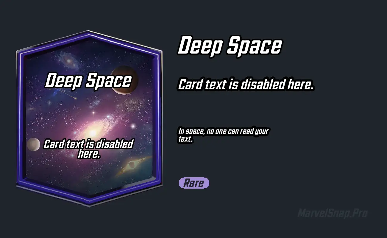 Deep Space Marvel Snap Location | MarvelSnap.pro