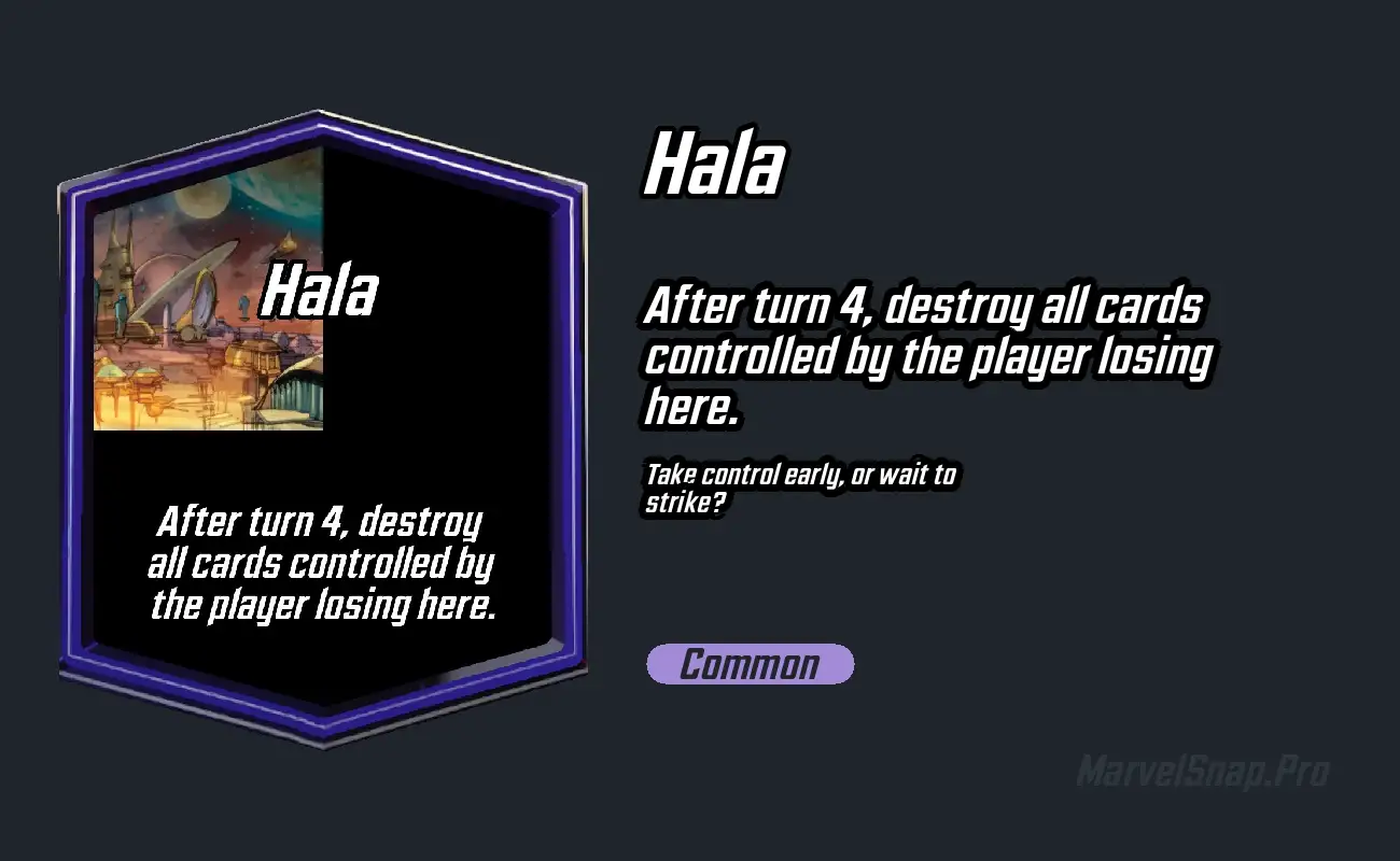 Hala Marvel Snap Location | MarvelSnap.pro