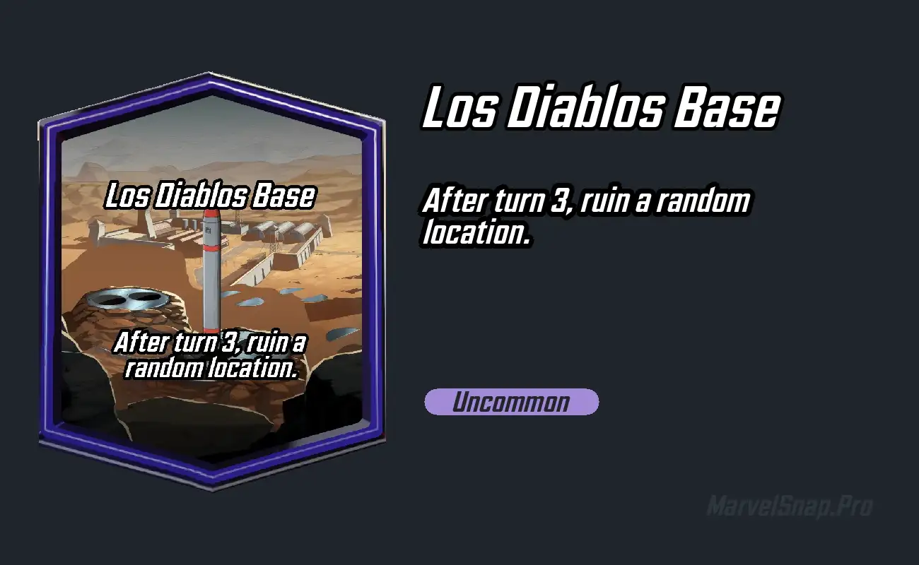 Los Diablos Base Marvel Snap Location | MarvelSnap.pro